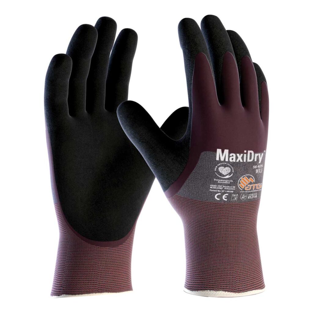 Luva Maxidry 3/4 Óleo Graxa Químicos ATG 75400 CA 50990